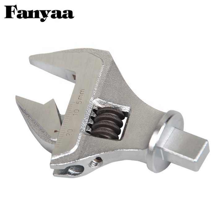Fanyaa Quick Adjustable Alloy Crowfoot Wrench Multi-Wrench with Spring ...