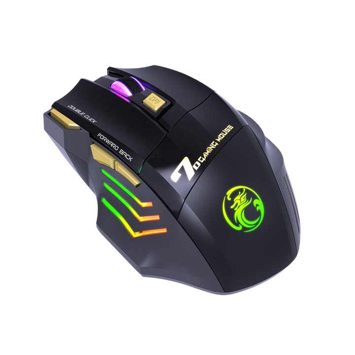 Imice GW-X7 Wireless Gaming Mouse - 7 Buttons, Rechargeable