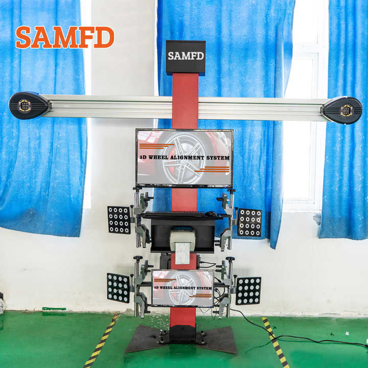 SAMFD 3D Wheel Alignment Machine Electronic Power Car Aligning ...