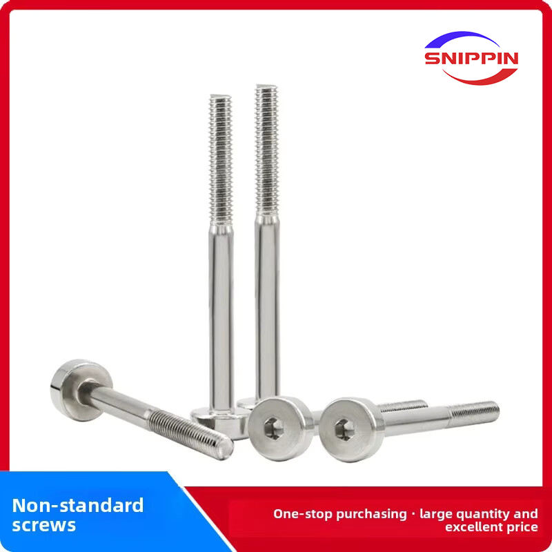 Grade 10.9 Galvanized Hex Socket Steel Screws M3 M4 Large Head Large ...