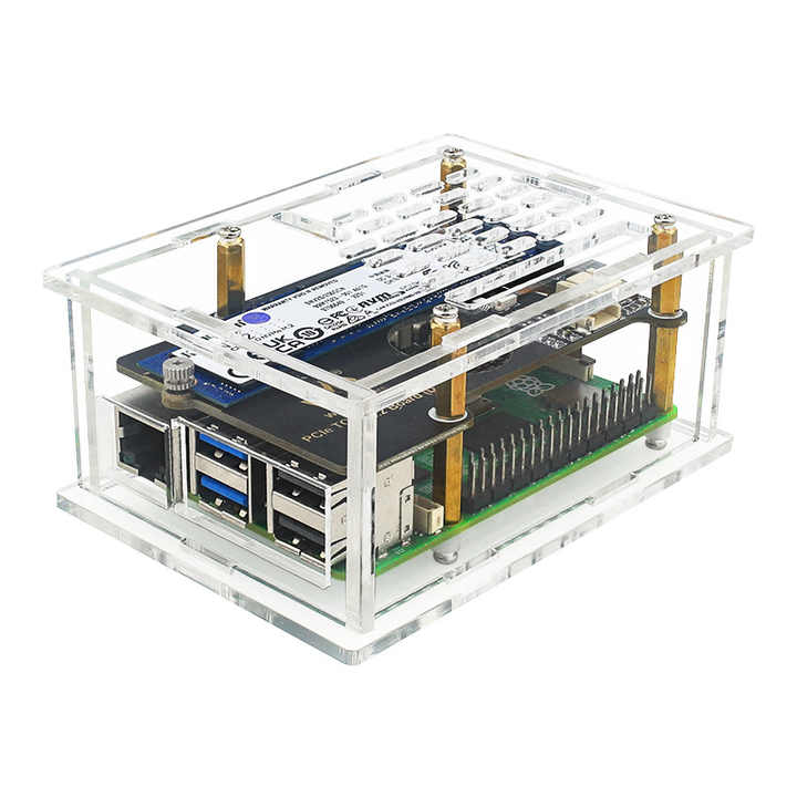 Aismartlink Raspberry Pi 5 PCIe M.2 expansion board enclosure Raspberry ...