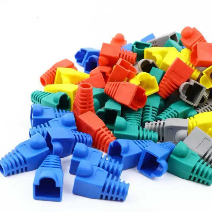 Category 6 Network Crystal Head Sheath Od7.0 Ten Colors 1000 Pcs/Pack ...
