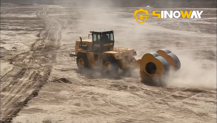 Sinoway High Energy Impact Compaction Roller - 32KJ Power