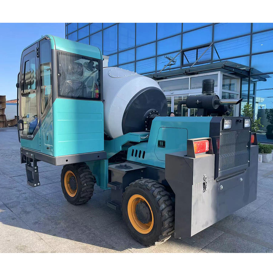 Factory Self-installed Cement Concrete Mixer Equipment Swing Drum ...