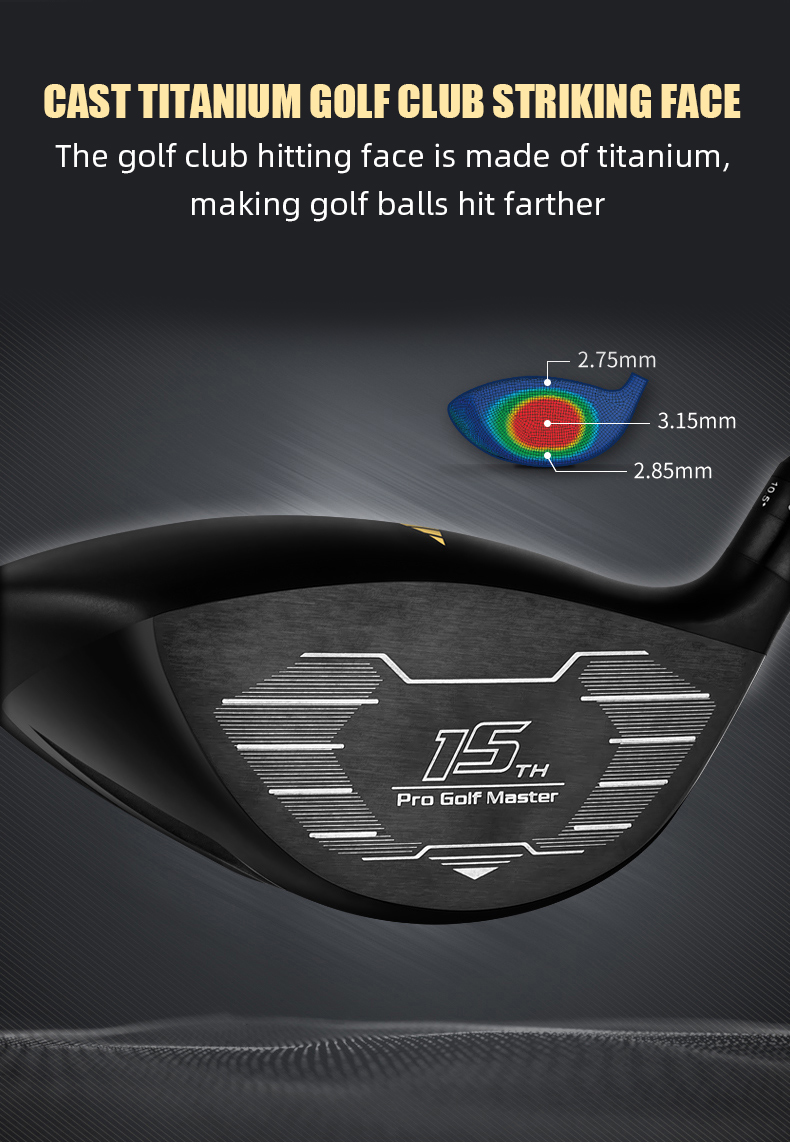 PGM MTG039 15th custom golf clubs complete set drivers titanium golf ...