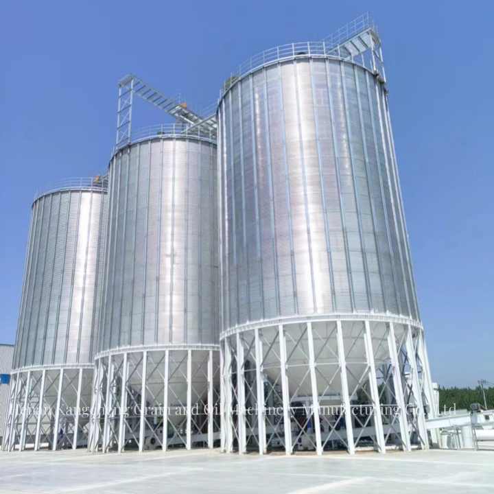 Automatic Galvanized Steel Bean & Grain Storage Silos for Maize & Corn ...