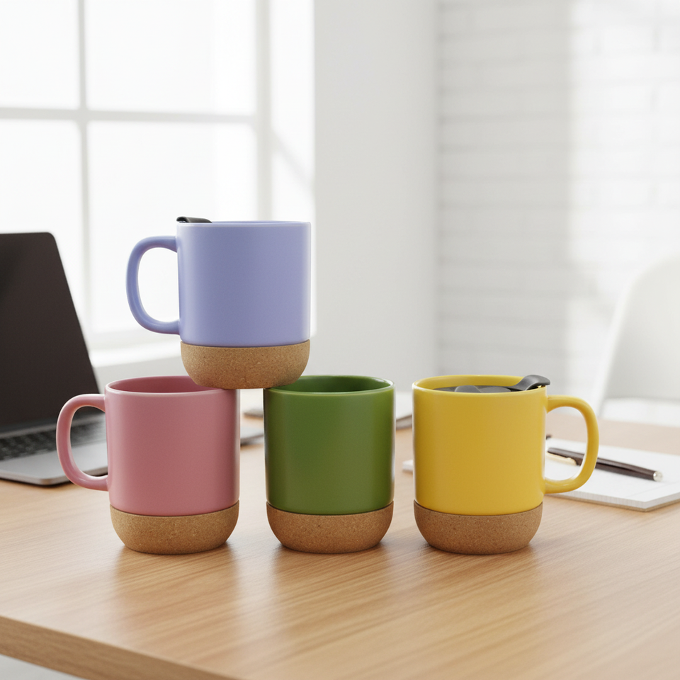 Custom Ceramic Coffee Mugs Matt Black Color with American Style Design ...