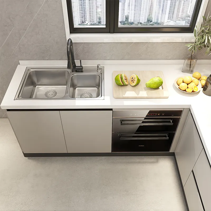 Outdoor Design Home Small Wood MDF Modular Kitchen Cupboards Cabinet ...