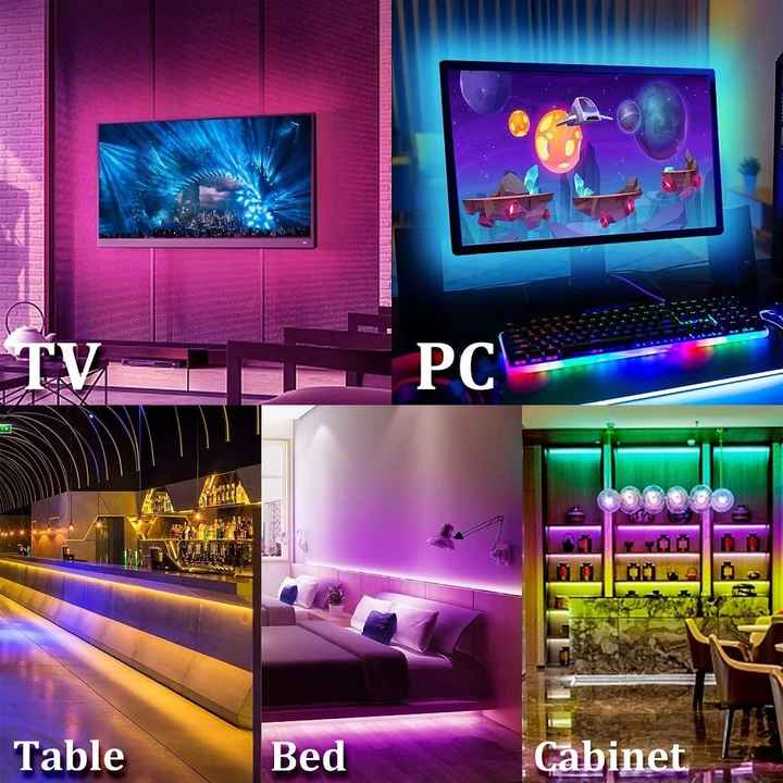LED Strip Light TV Background Light Smd5050 Decorative Light Waterproof ...