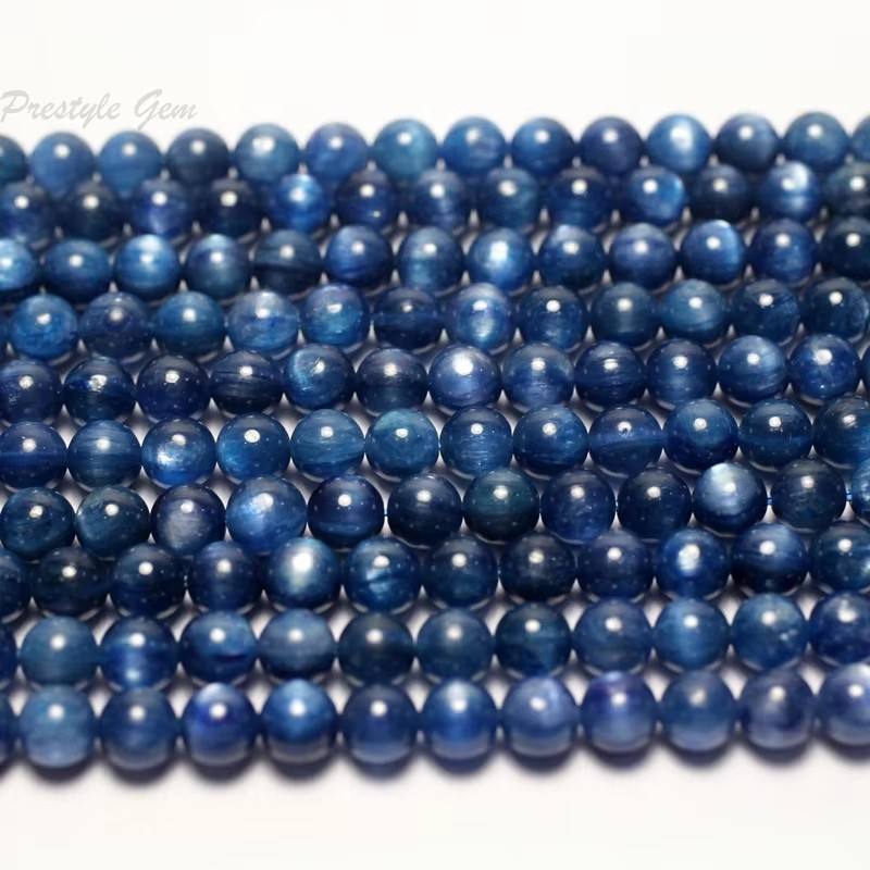 Wholesale A+++ Kyanite Smooth Round Gemstones for Jewelry