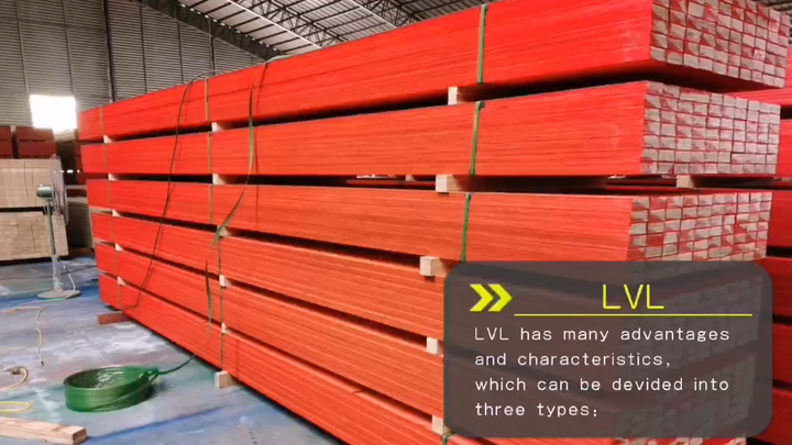 High Quality F17 LVL Laminated Veneer Lumber Larch Pine LVL for ...