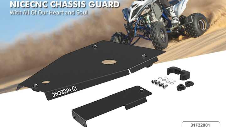 Nicecnc Skid Plate for Yamaha Raptor 700 - Durable & Stylish