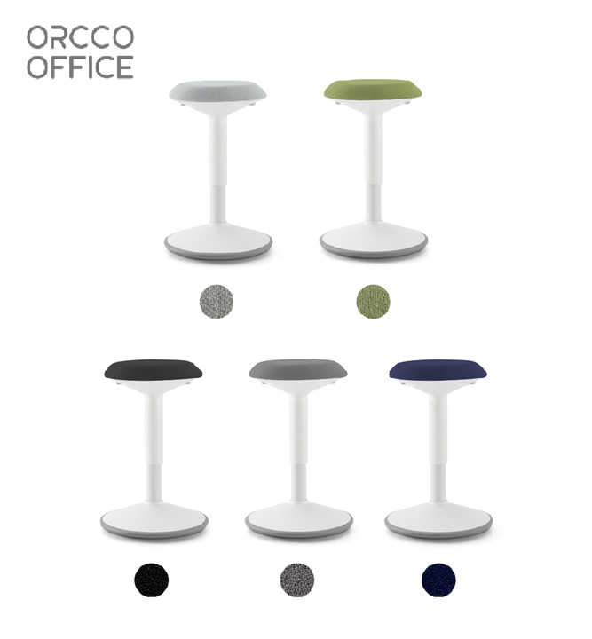 Office Standing Desk with Wobble Seat - Adjustable Balance