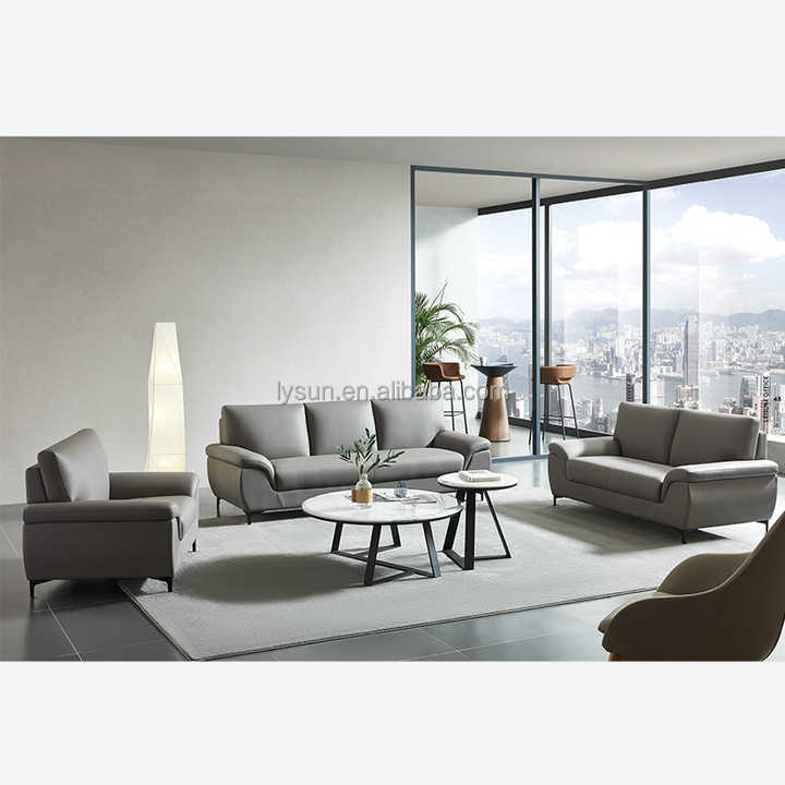 Executive Leather Office Sofa - Perfect for Waiting Areas