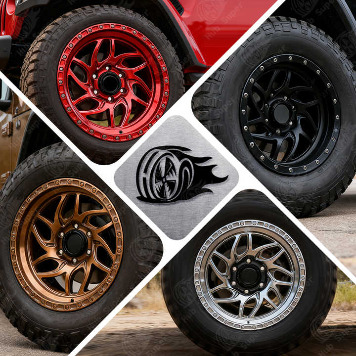 HXS Stock Beadlock Off Road Wheels 6x139.7 15 Inch 8 J ET 0mm Casting ...