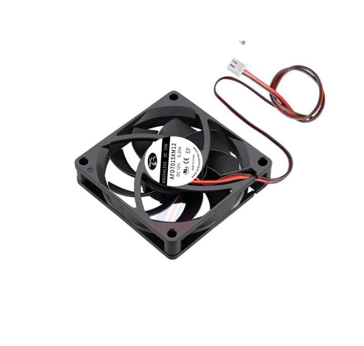 Hydraulic Bearing DC Fan Customization 7015 Axial Flow Cooling Fan Low Noise Electric Brushless ...