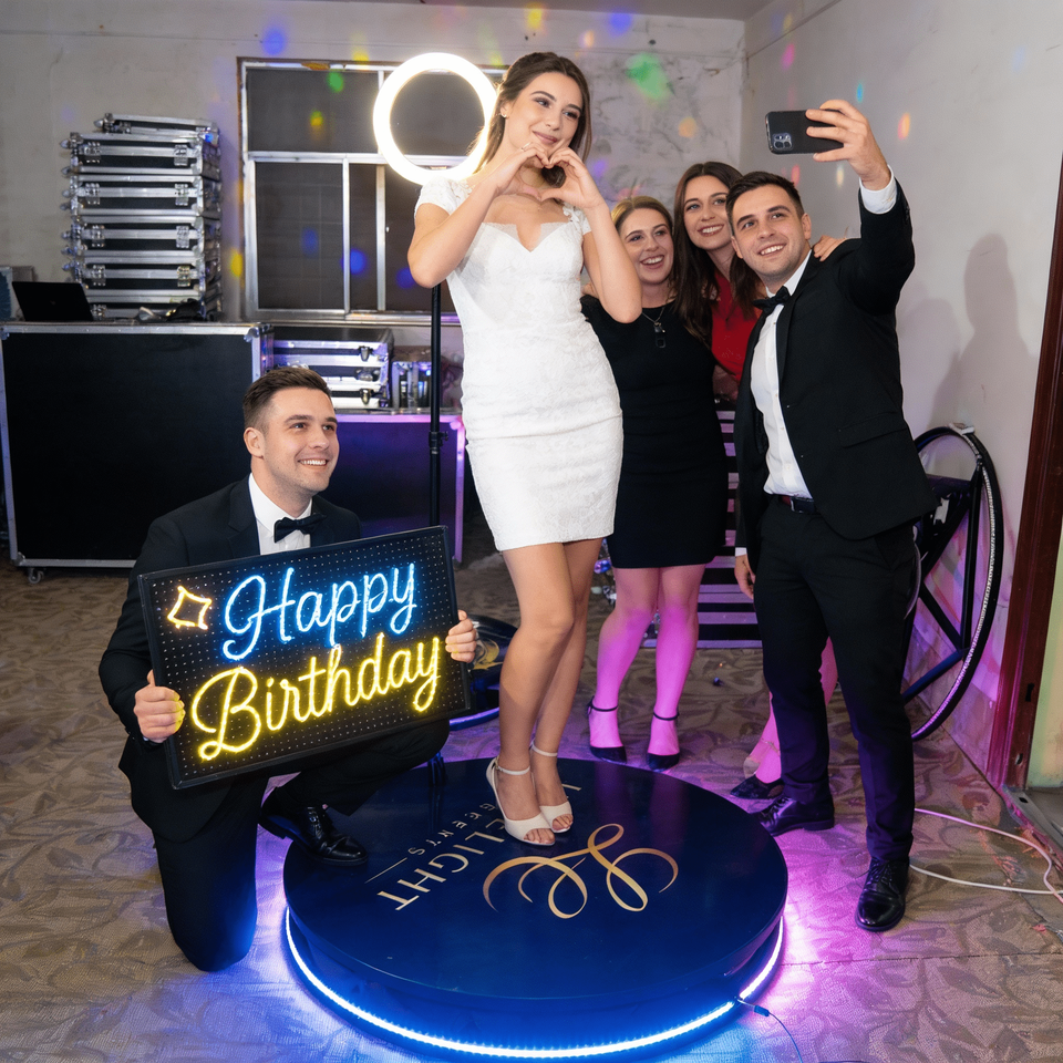 360 Rotating Camera Photo Booth Remote Control | iPad SLR | Instant ...