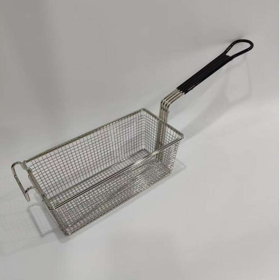 335x145x145 Commercial Kitchen 201/304 Stainless Frying Basket Iron ...