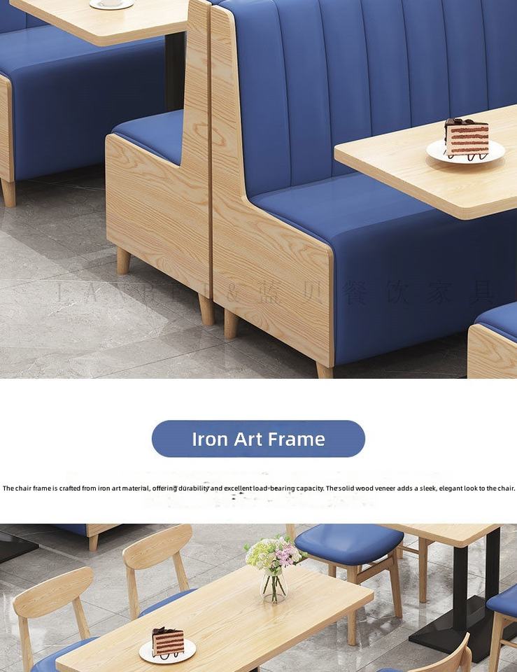 Modern Luxury Classic Wood Look Laminate Dining Table Set with Space ...