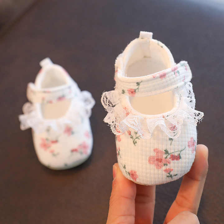 cute infant breathable non-slip soft-soled cotton summer flower lace princess| Alibaba.com