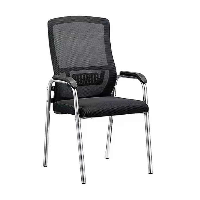 New Design Ergonomic Office Chair Without Wheel Mesh Fabric Sled ...