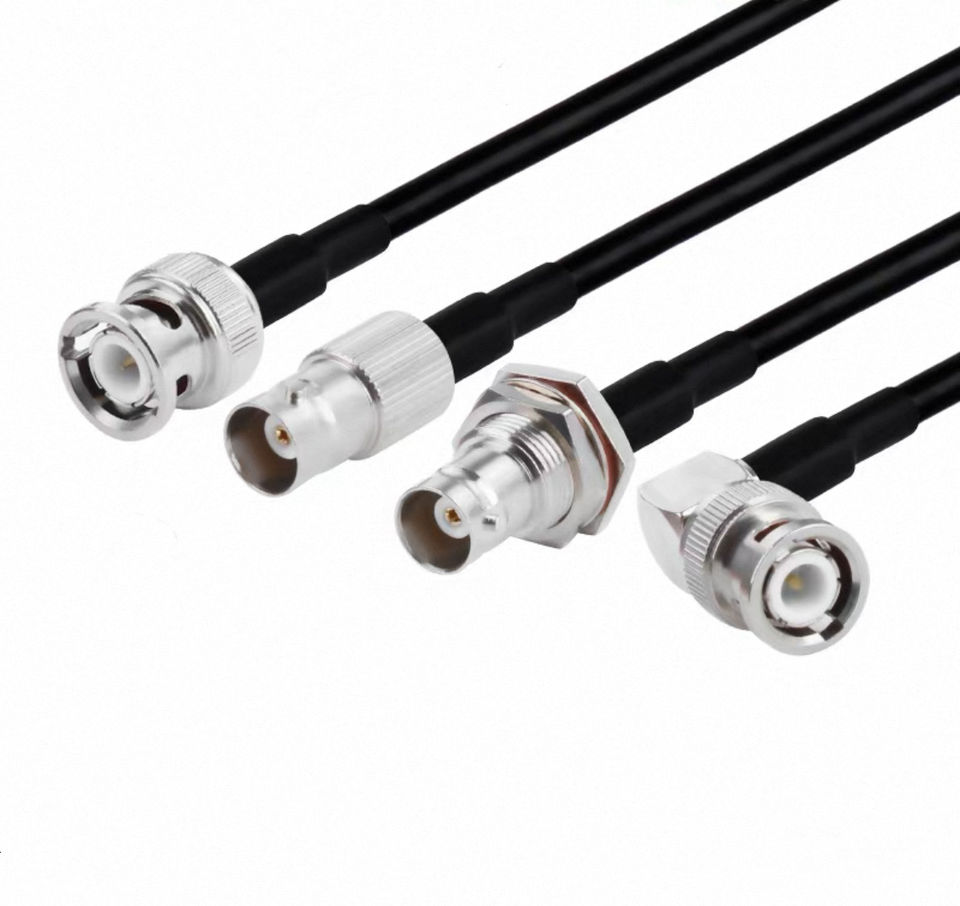 RG174 RF Coaxial Patch Cord BNC-JKF BNC Male to BNC Female Hexagonal Q9 Oscilloscope Expansion ...