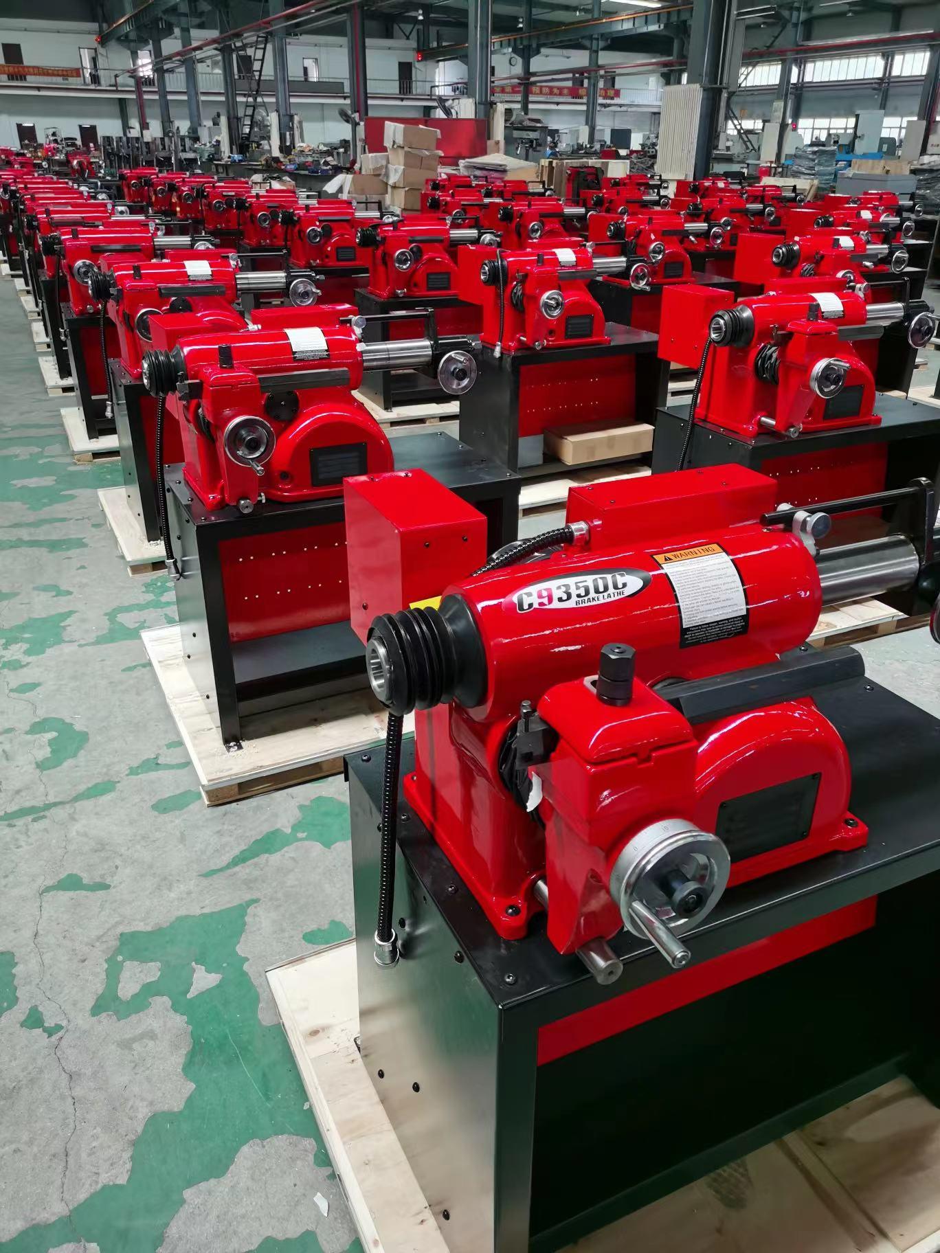 C9350C brake lathe disc drum brake disc oil skimmer with DC servo motor ...