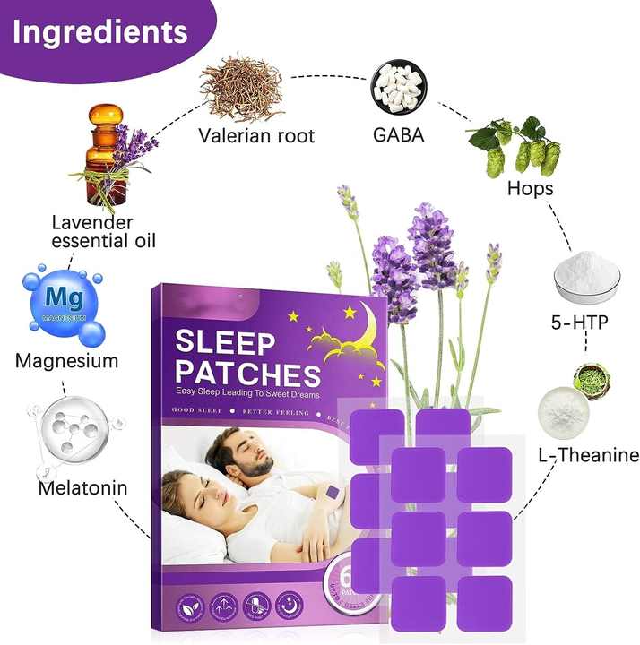 Sleep Patch with Melatonin - Promotes Restful Sleep
