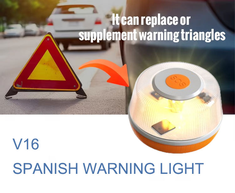 V16 DGT3.0 Sos Emergency Light - Safety for Caravans & Trailers