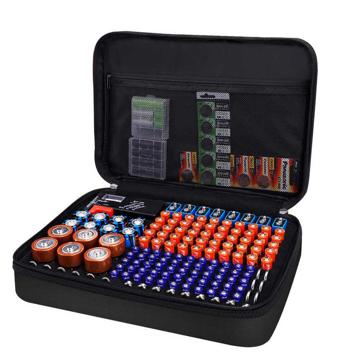 Battery Organizer - Fireproof & Waterproof Storage Case