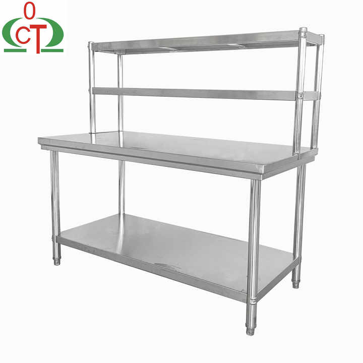 Stainless Steel Kitchen Work Table Catering Industrial Table Bench for ...