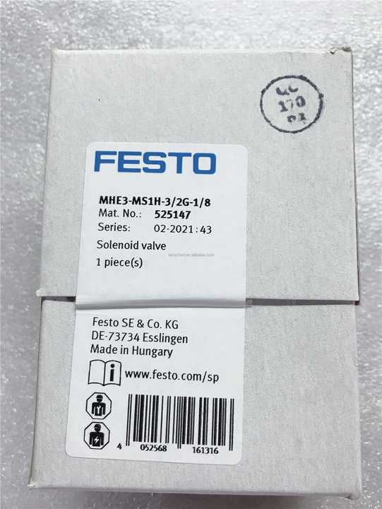 Original FESTOnew Pneumatic Components 537494 VUVB-S-M42-AZD-Q8-1C1 Solenoid Valve| Alibaba.com