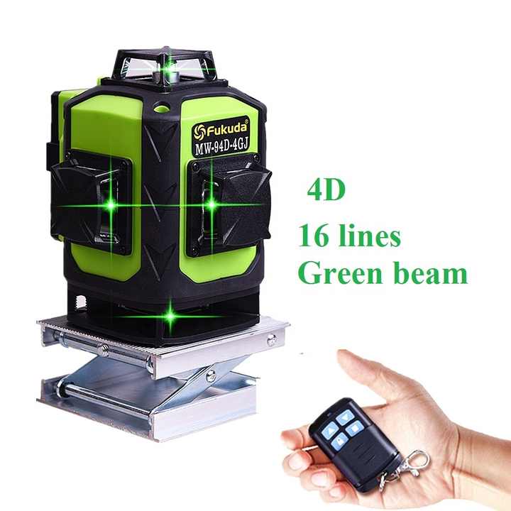 4D Green Beam Rotary Laser Level - Precision and Versatility