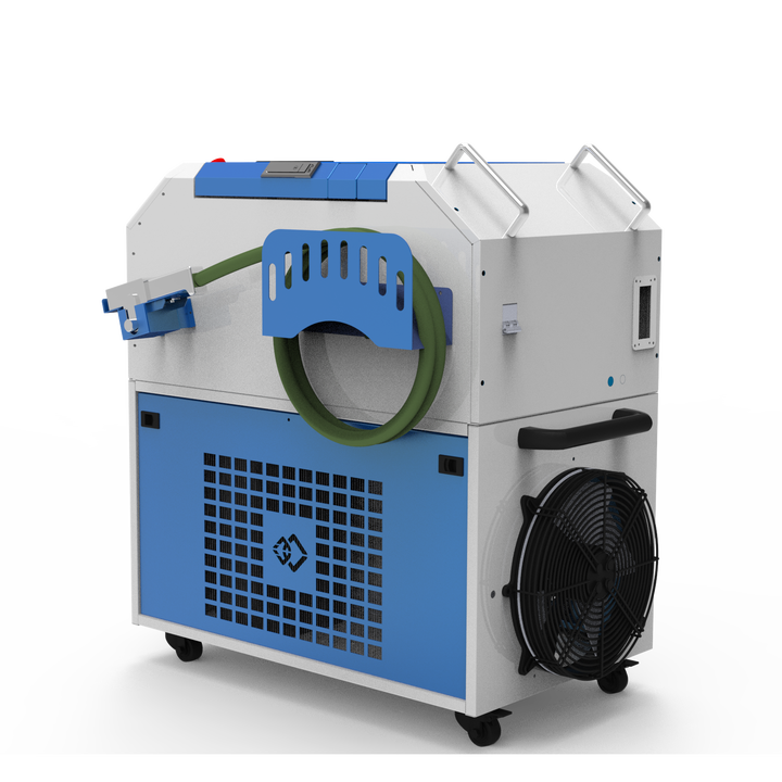 Handheld Fiber Laser Cleaning Machine for Rust and Oil Removal in ...