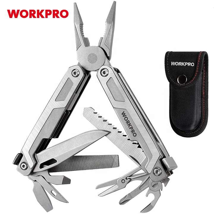 WORKPRO 16-In-1 Multi-Purpose Pliers Professional Pocket Multitools ...