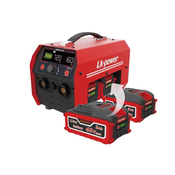 130amp Stick 18650 Battery Powered Welding Machine - Portable & Reliable