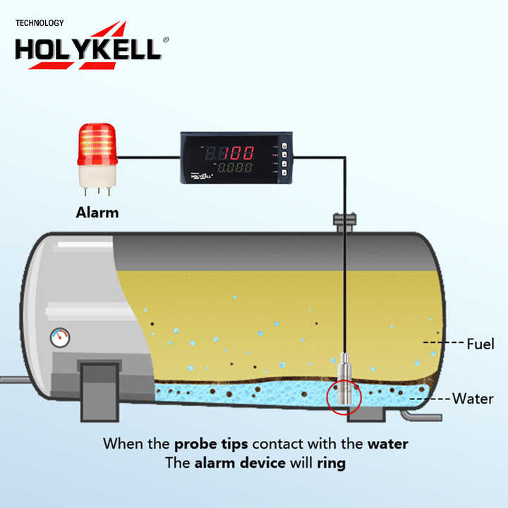 Holykell 4-20ma Submersible Level Sensor for Check Water in Fuel tank ...