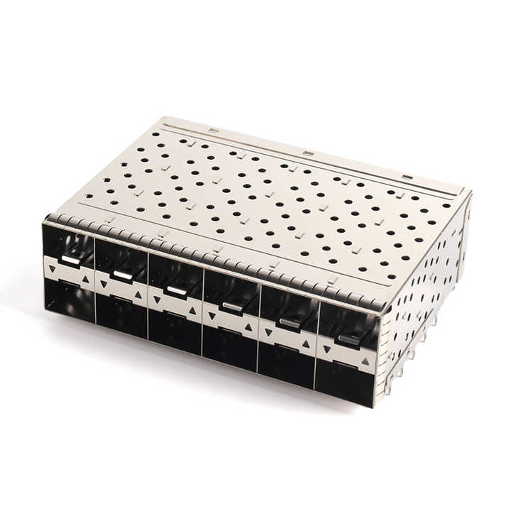 2X4 Port SFP Receptacle Socket - 8ports 5g 10g Zhusun Jack