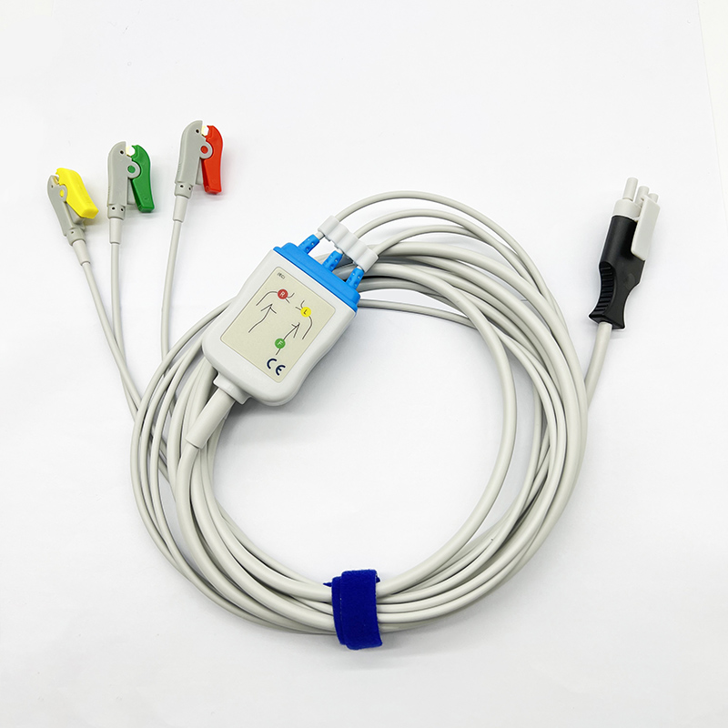 Primedic 3 Pins ECG Cable for Primedic Defibrillator XD100 defimonitor