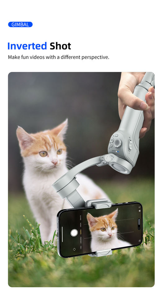 2025 New M01 Handheld Gimbal Stabilizer Anti Shake 3 Axis Mobile Cell ...
