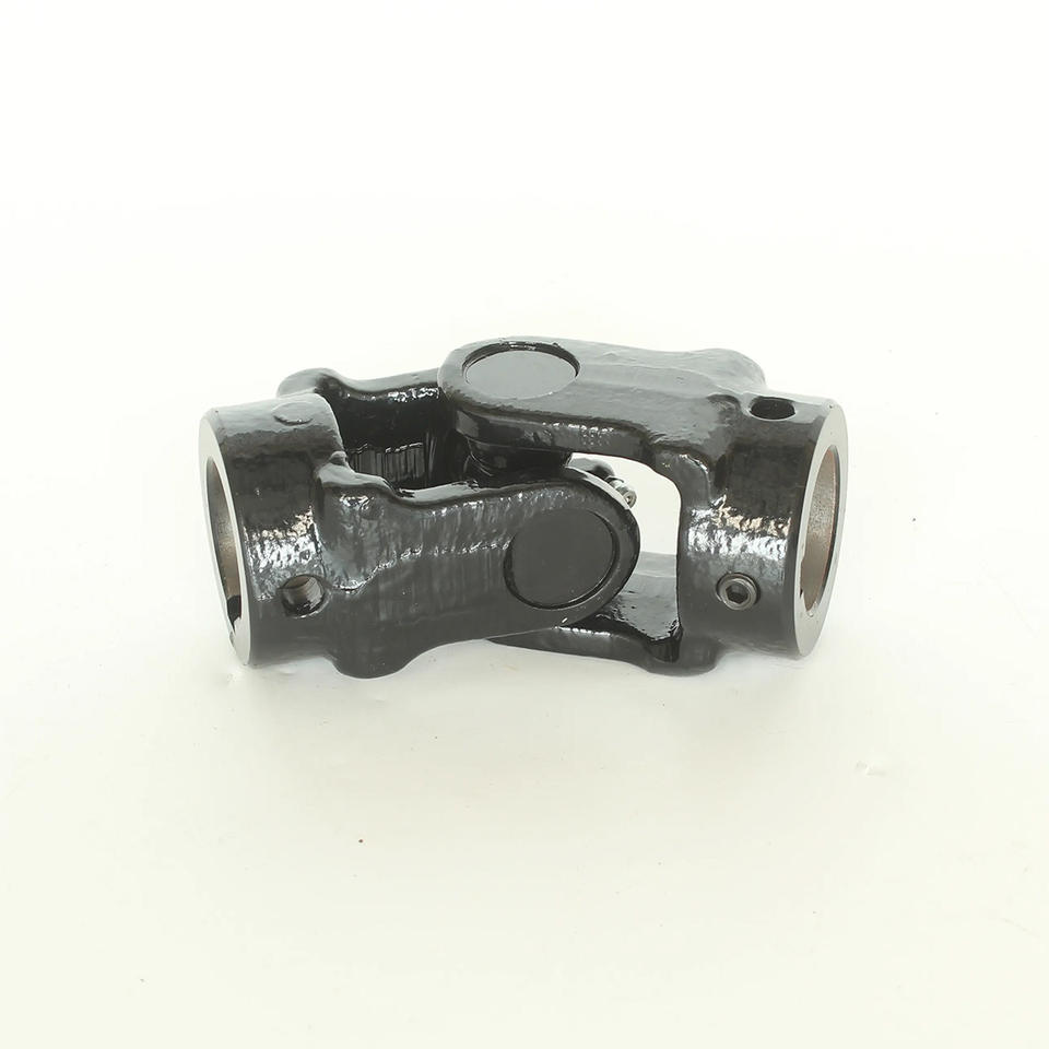 Black Tractor Coupling Universal Joint Double Round Yoke PTO Shaft ...