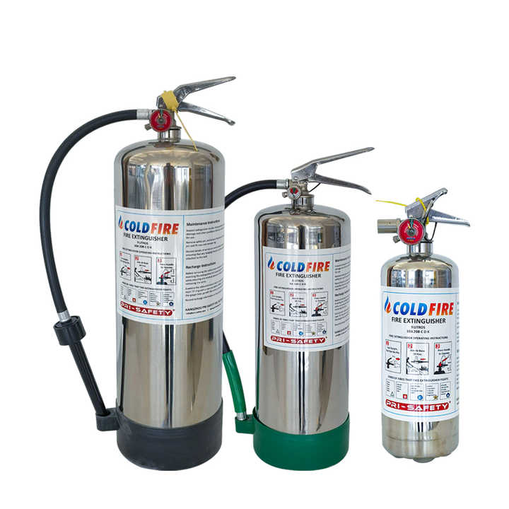 Cold Fire Stainless Steel Fire Extinguishers , Cold Fire Suppression ...