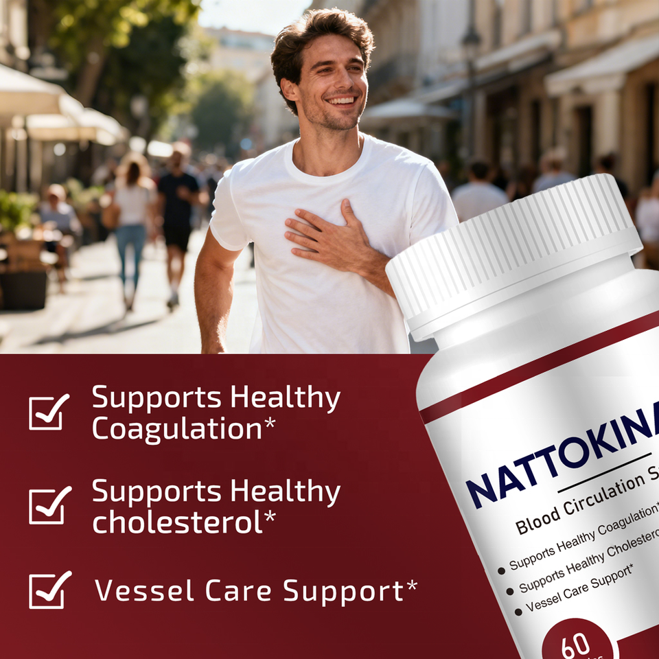 OEM Nattokinase Capsules Natto Extract 500 Fu Supplements Wholesale ...