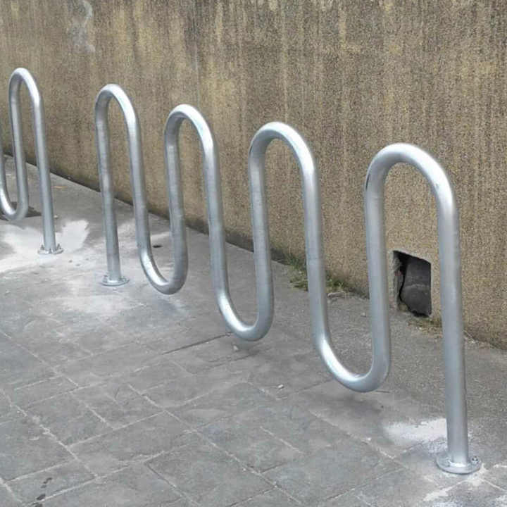 Stainless Bike Storage Racks Racks Exterior Loop Aluminum Cast City ...