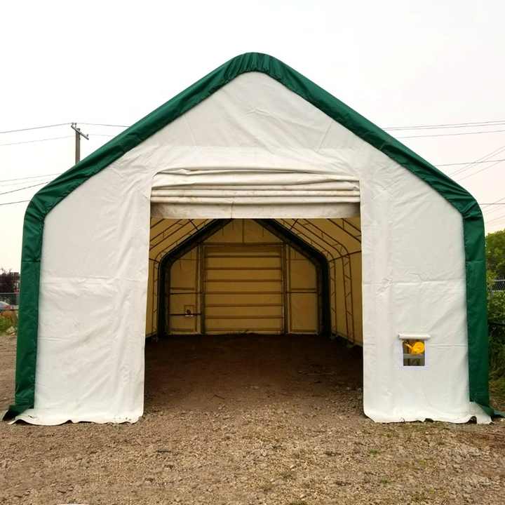 High Quality Steel Frame Tarpaulin Building Farm Tent