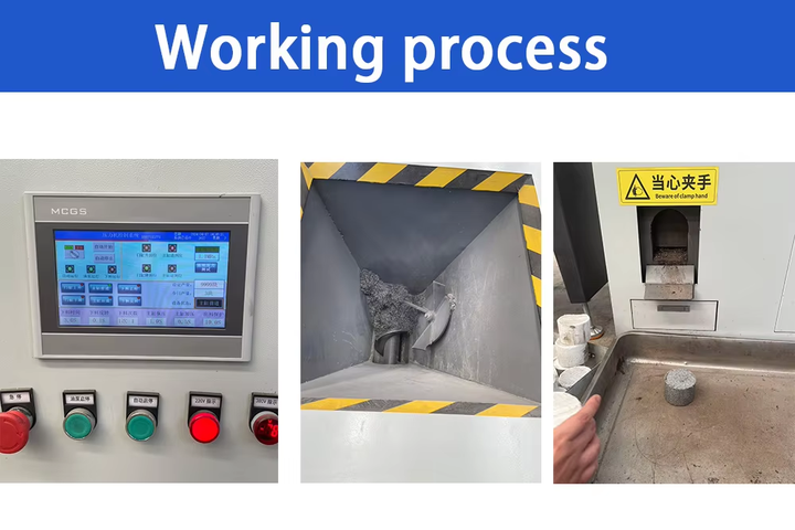 Electric Metal Chips Briquetting Press Machine Metal Press Machine for ...