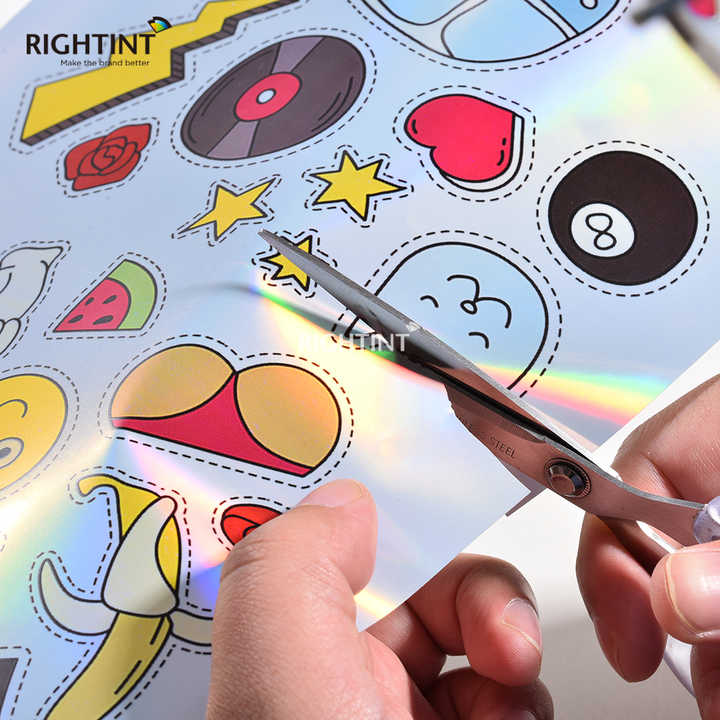 20 Pcs Waterproof Inkjet Laserjet Sticker Paper - Holographic