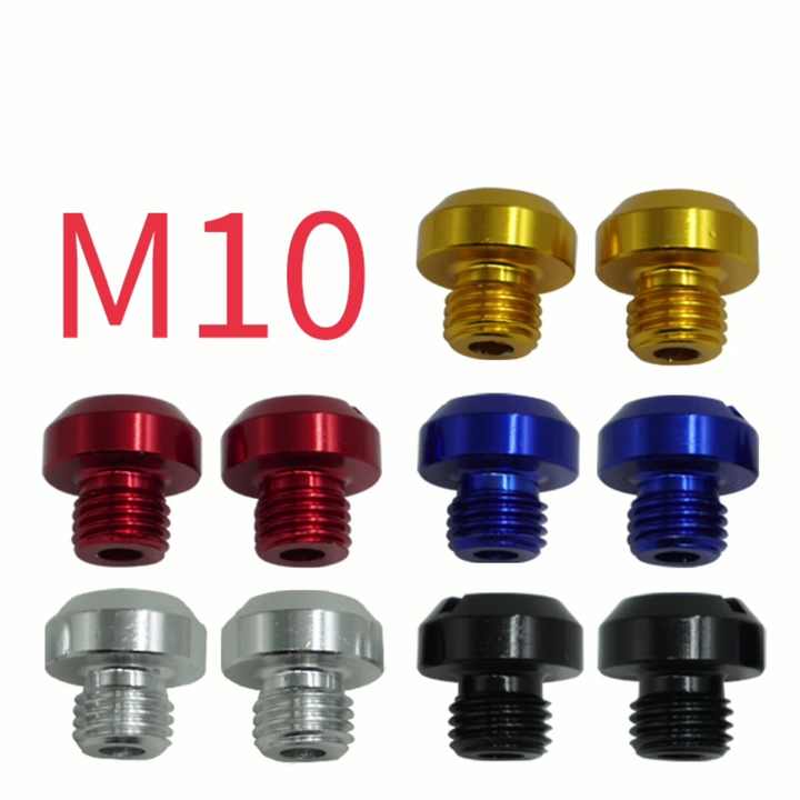 Motorcycle Accessories - Rearview Mirror M8/M10 Mirror Hole Screws ...