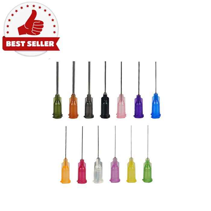 Plastic Liquid Needles Tips Tapered 23G Robot Flat 1 inch Dispensing ...