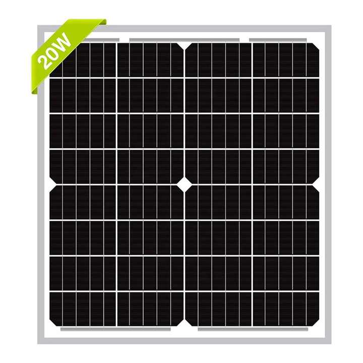 Small Solar Panel 12v 18v 24v 20w 25w 30w 30watt 30 Watts 40w 50w ...